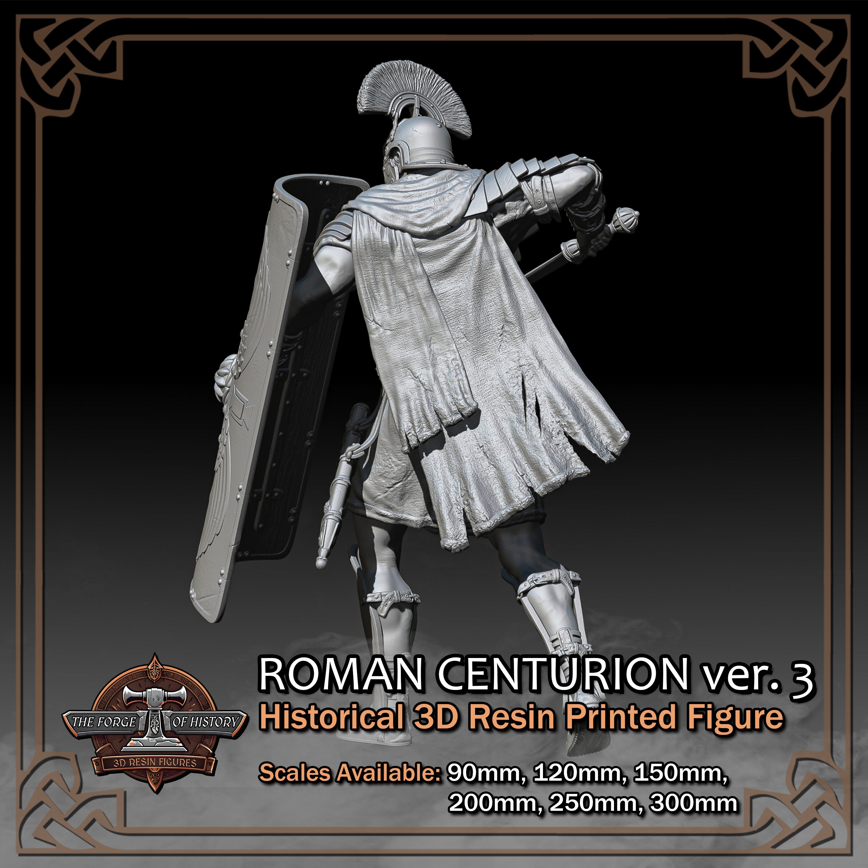 Roman Empire Centurion Ver. 3 - Historical Figure - 3D Resin Printed ...