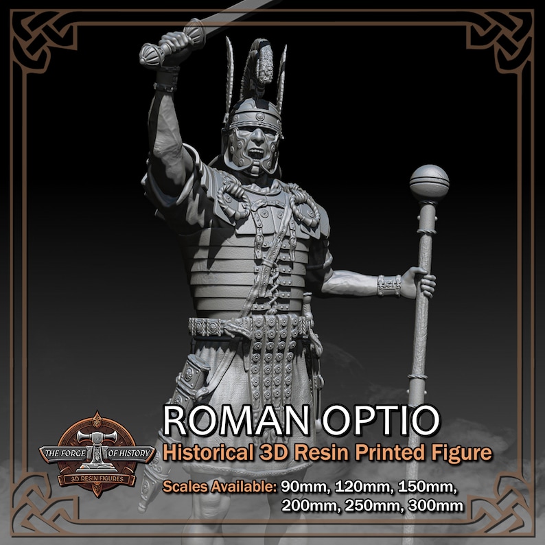 Roman Empire Legion 3-pack Ver. 2 value Set Historical Figures 3D Resin ...