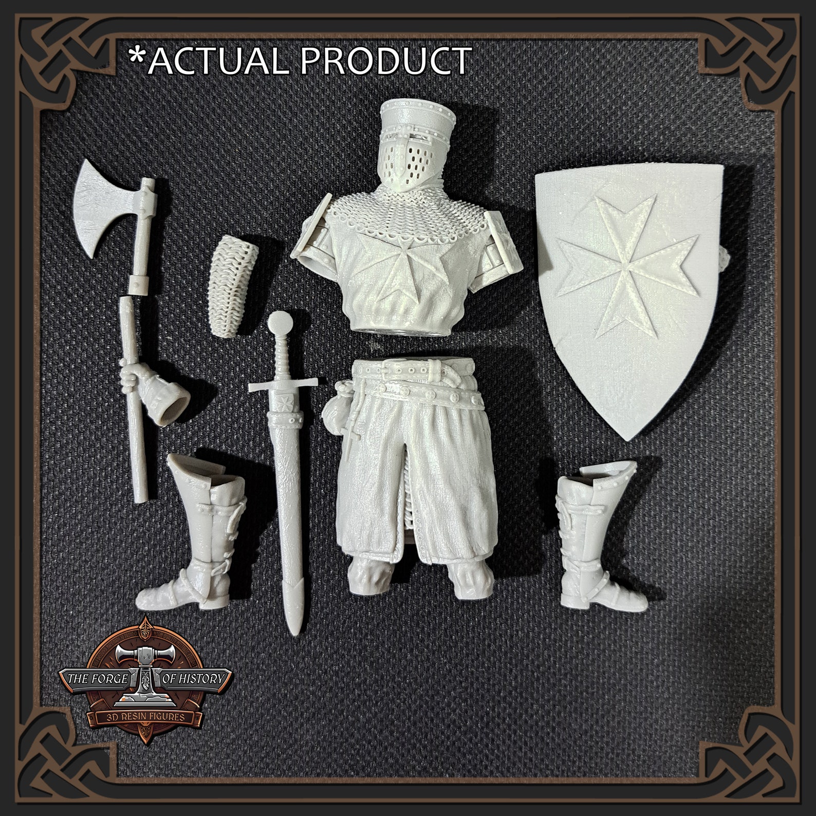 Knights Hospitaller 3-pack (value Set) - Historical Figures - 3D Resin ...