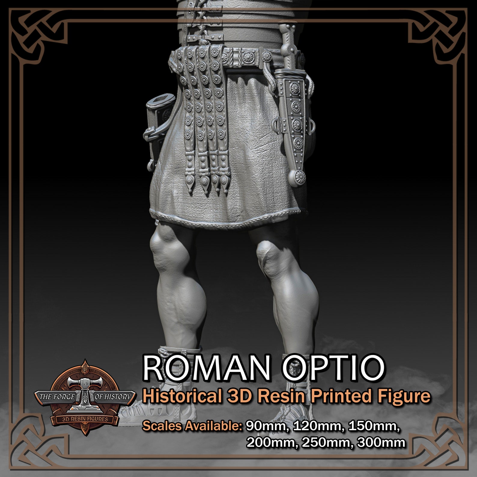 Roman Empire Optio - Historical Figure - 3D Resin Printed Model Kit ...