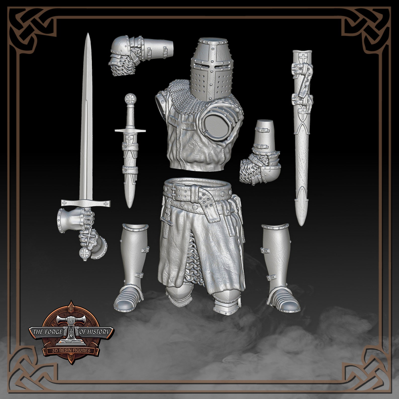 Crusader Knights Templar 3-pack V3 (value Set) - Historical Figures ...