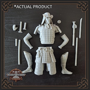 Feudal Japan Samurai Warrior Ver. 1 - Historical Figure - 3D Resin ...