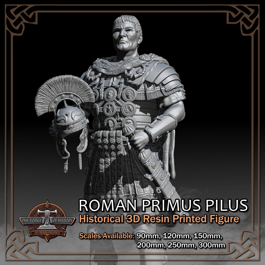 Roman Empire Primus Pilus - Historical Figure - 3D Resin Printed Model ...