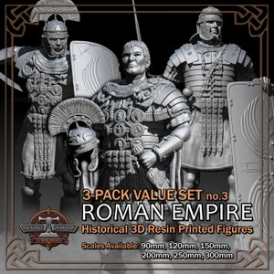 Roman Empire Legion 3-pack Ver. 3 (value Set) - Historical Figures - 3D ...
