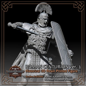 Roman Empire Centurion Ver. 3 - Historical Figure - 3D Resin Printed ...