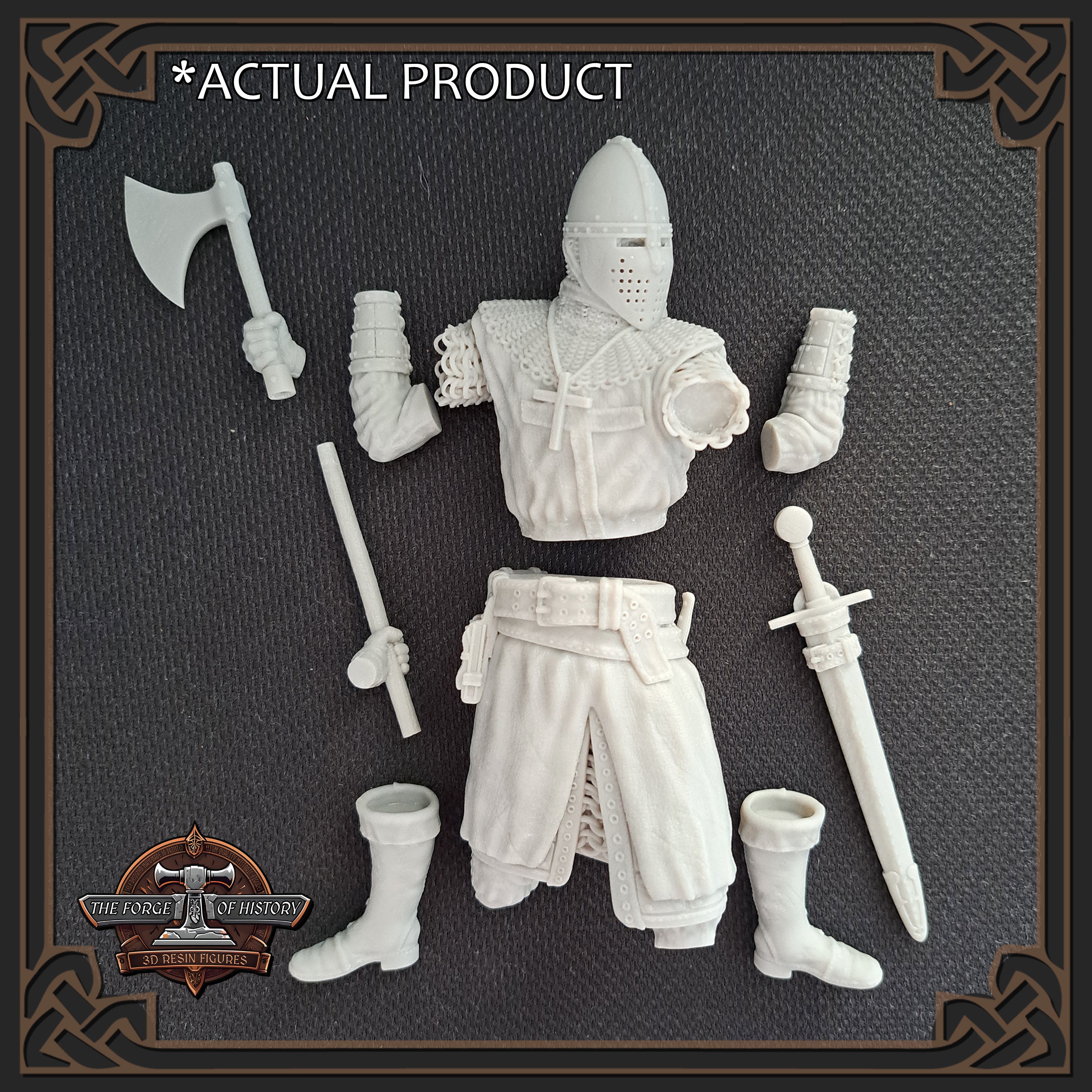 Crusader Knights Templar 3-pack V1 value Set Historical Figures 3D ...