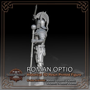 Roman Empire Optio - Historical Figure - 3D Resin Printed Model Kit ...
