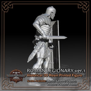 Roman Empire Legionary Ver. 1 - Historical Figure - 3D Resin Printed ...