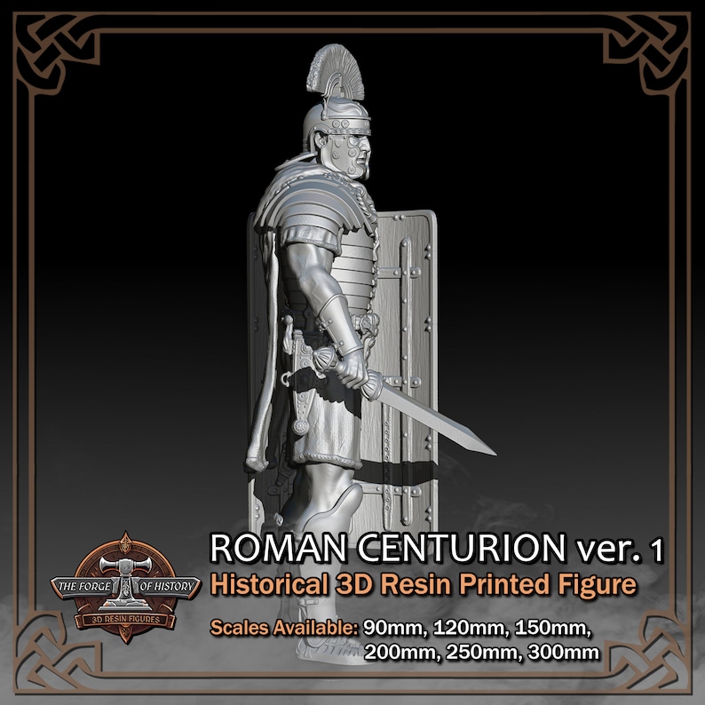 Roman Empire Centurion Ver. 1 - Historical Figure - 3D Resin Printed ...