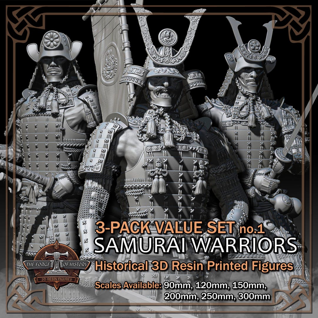 Feudal Japan Samurai Warrior 3-pack Ver. 1 (value Set) - Historical ...