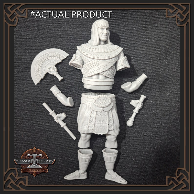 Ancient Egyptian Pharaoh & Medjay Tomb Guard 3-pack (value Set ...