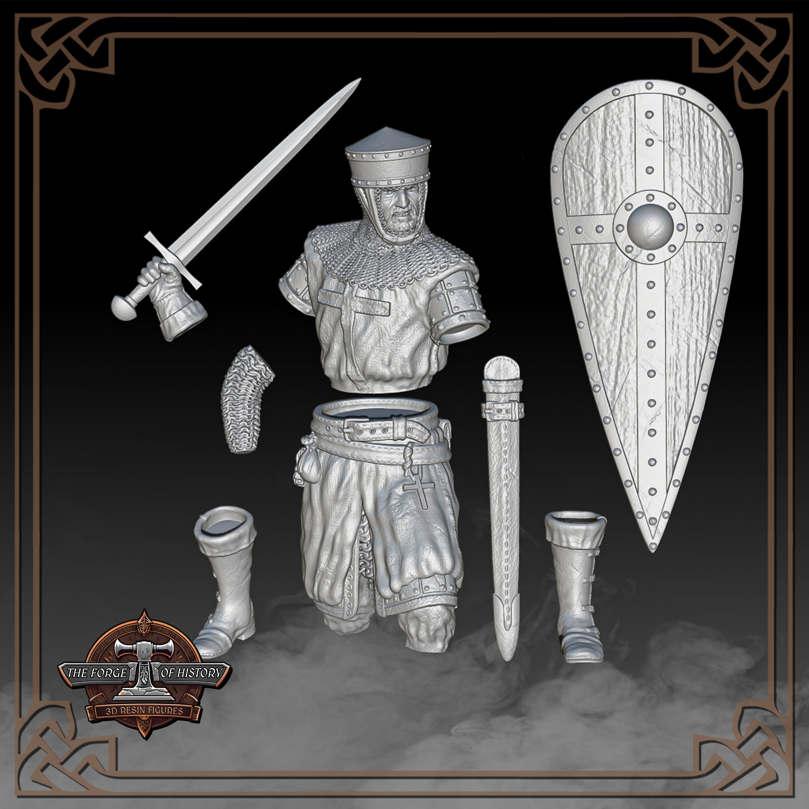 Crusader Knights Templar 3-pack V1 (value Set) - Historical Figures ...