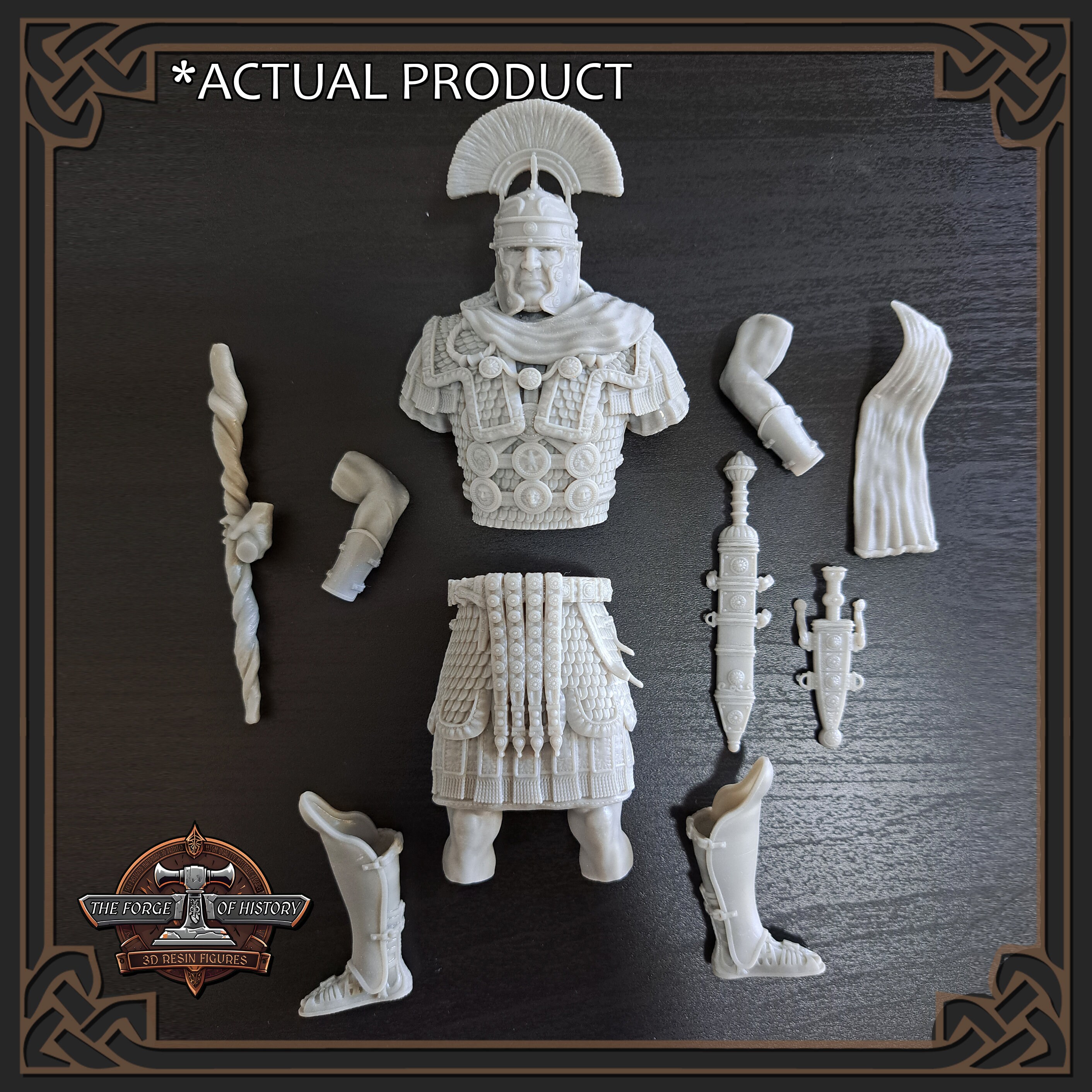 Roman Empire Legion 3-pack Ver. 2 value Set Historical Figures 3D Resin ...