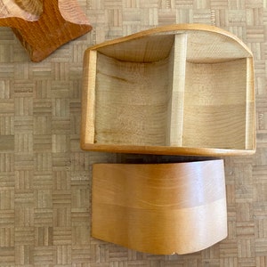 Wooden Tree Box Puzzle Box Vintage Handcrafted Collectible Rare Artisan ...