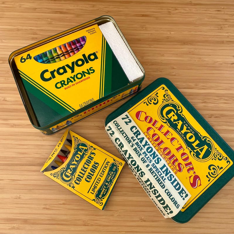 Crayola Crayon Tin - Etsy