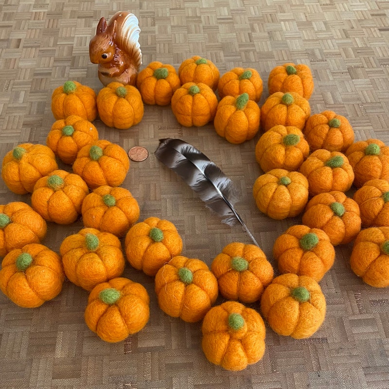 Wool Pumpkin - Etsy