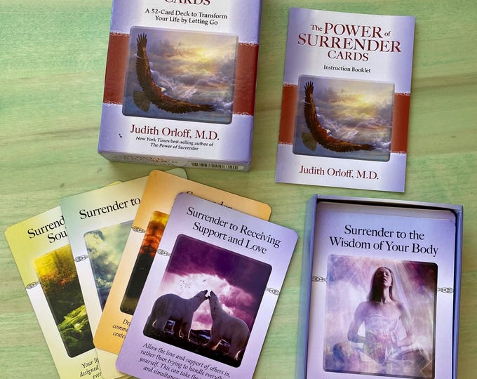 Power of Surrender Oracle Card Deck W/guidebook Judith Orloff, MD Hay ...