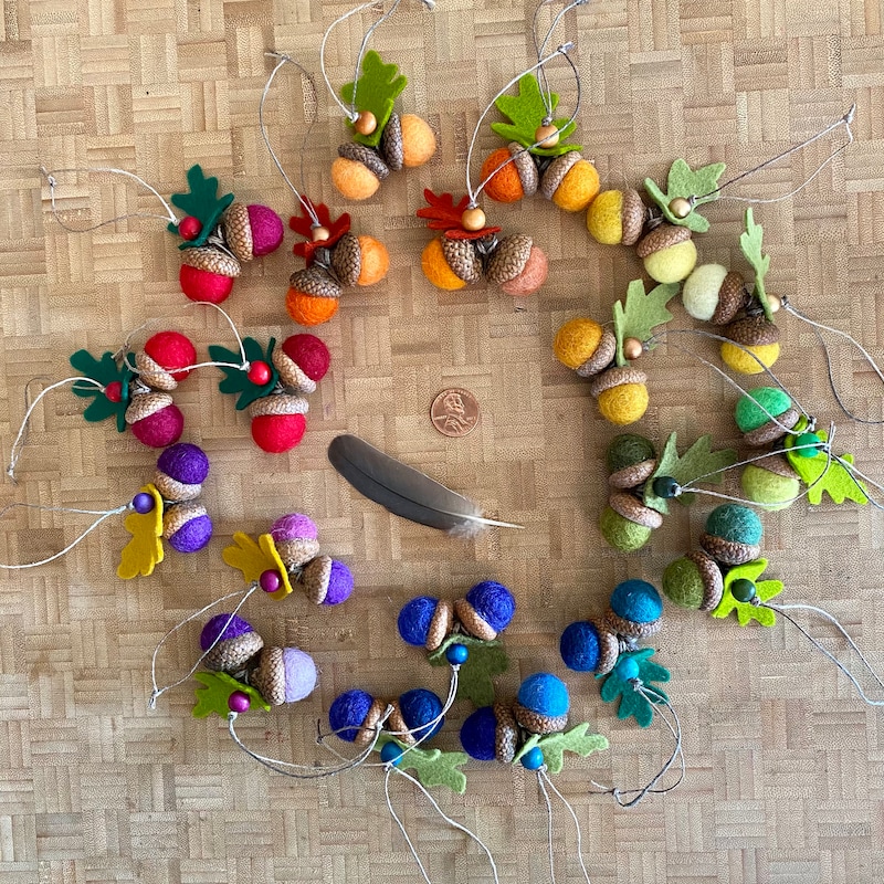 Acorn Ornaments - Etsy