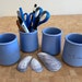 La Fermière Pottery Jar Jars Ceramic Pots Lilac, Dusty Pink or Blue 5 ...