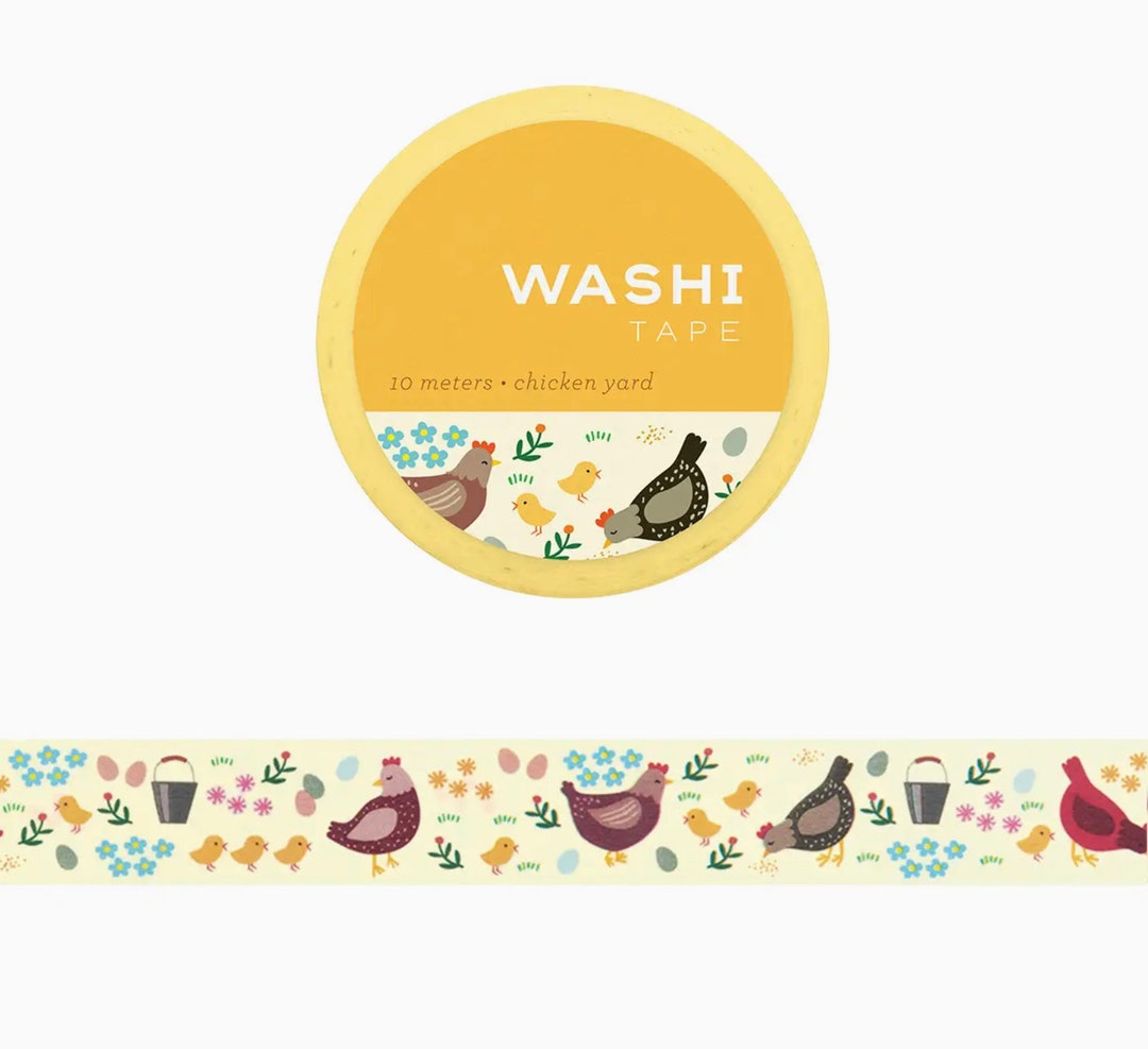 Washi Tape Chickens for Scrapbooking, Letters, Gift Decorating Animal ...