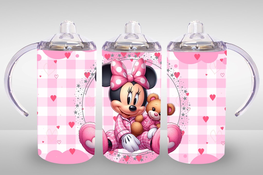 12oz Straight Bedtime Mouse Character Sippy Cup Tumbler Digital ...
