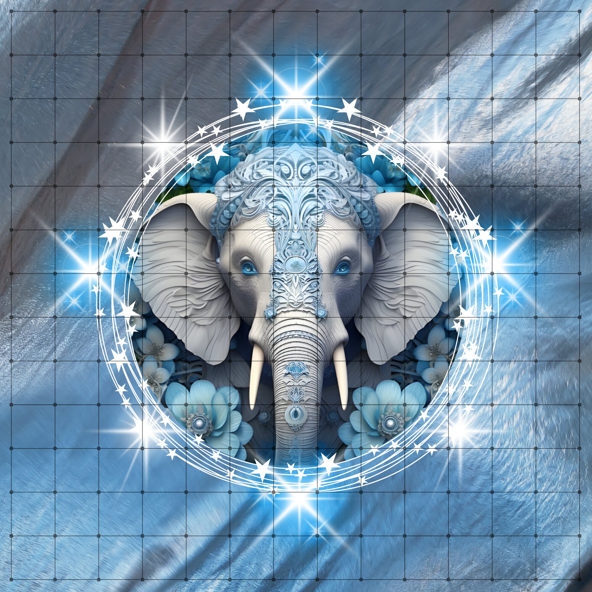 10inch Elephant Wind Spinner Digital Download Png - Etsy