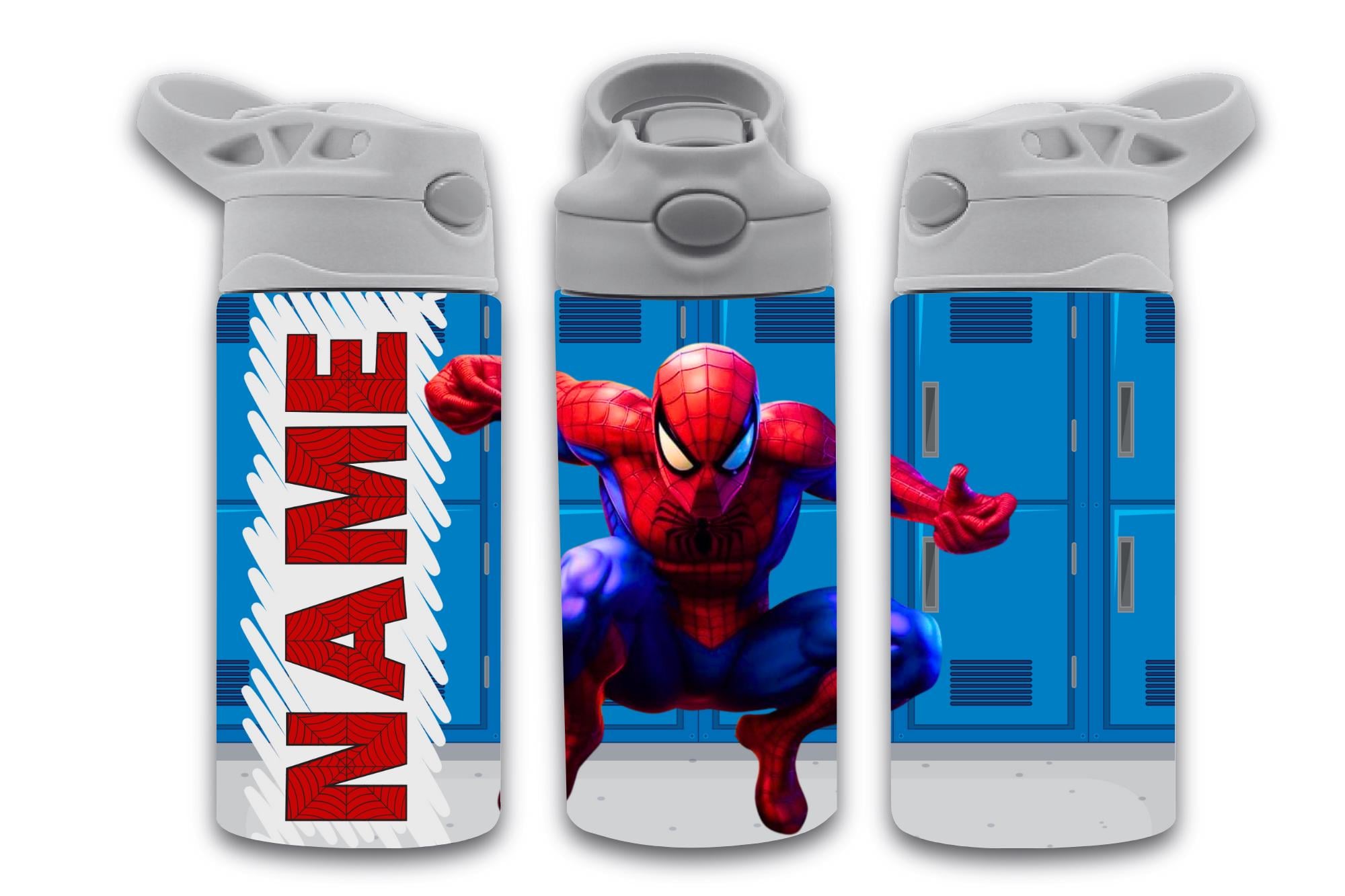 12oz Straight Spider Character Personalize Flip Top Tumbler Digital ...