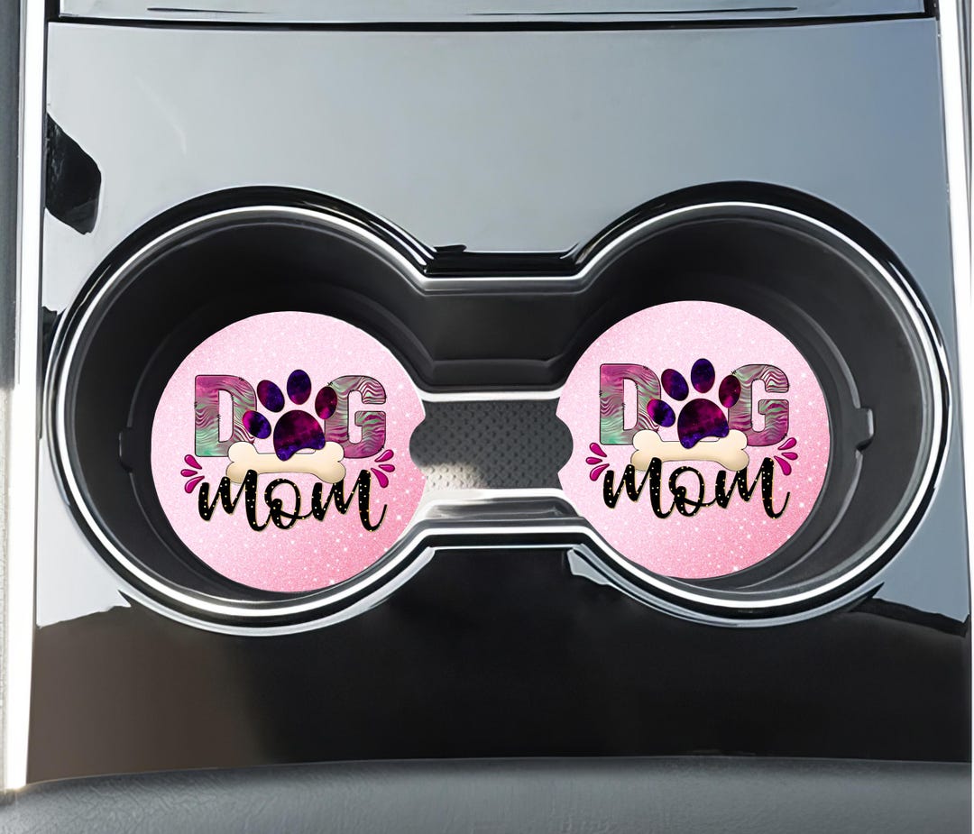 3" Dog Mom Car Coaster Digital Download PNG - Etsy