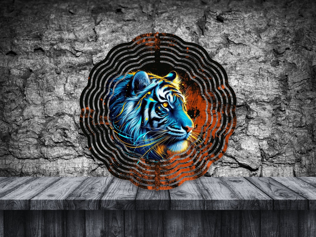 10 Inch Tiger Wind Spinner Digital Download Png - Etsy