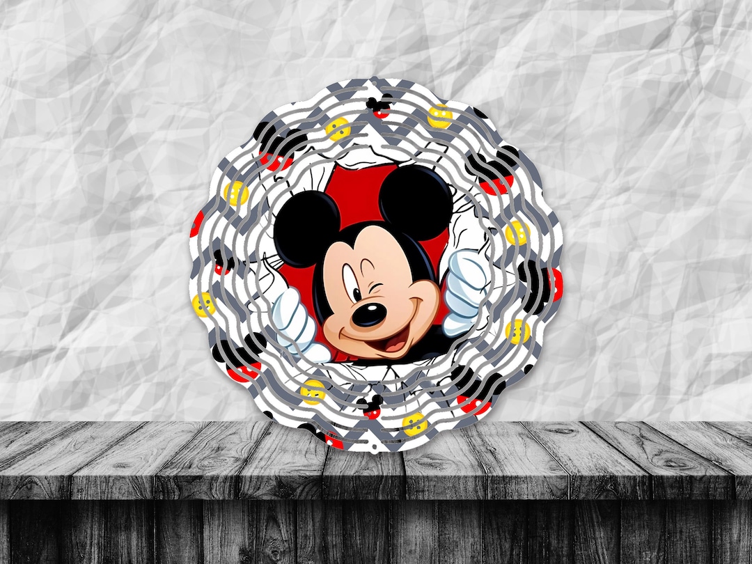 10in Mouse Character With Buttons Wind Spinner Digital Download PNG - Etsy