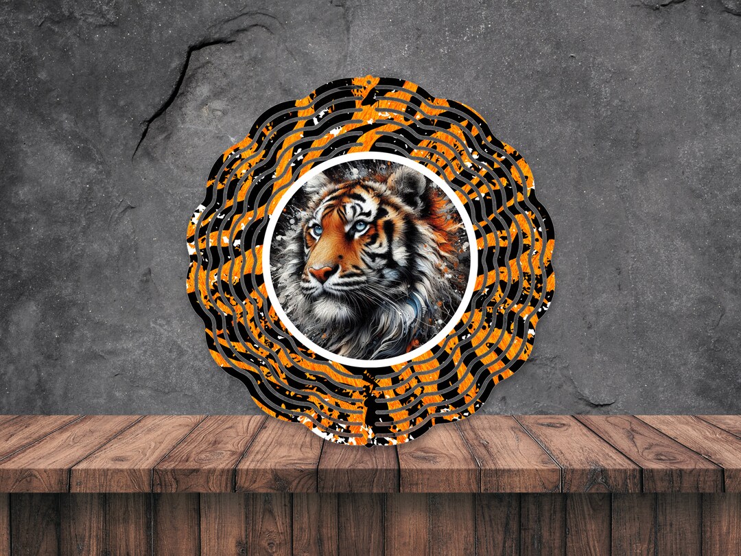 10" Tiger Wind Spinner Digital Download PNG - Etsy