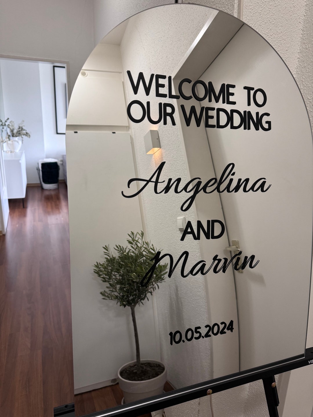 Welcome Board Welcomesign Wedding Wedding Mirror Mirrorsign - Etsy