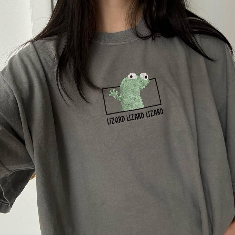 Lizard Meme Tshirt - Etsy
