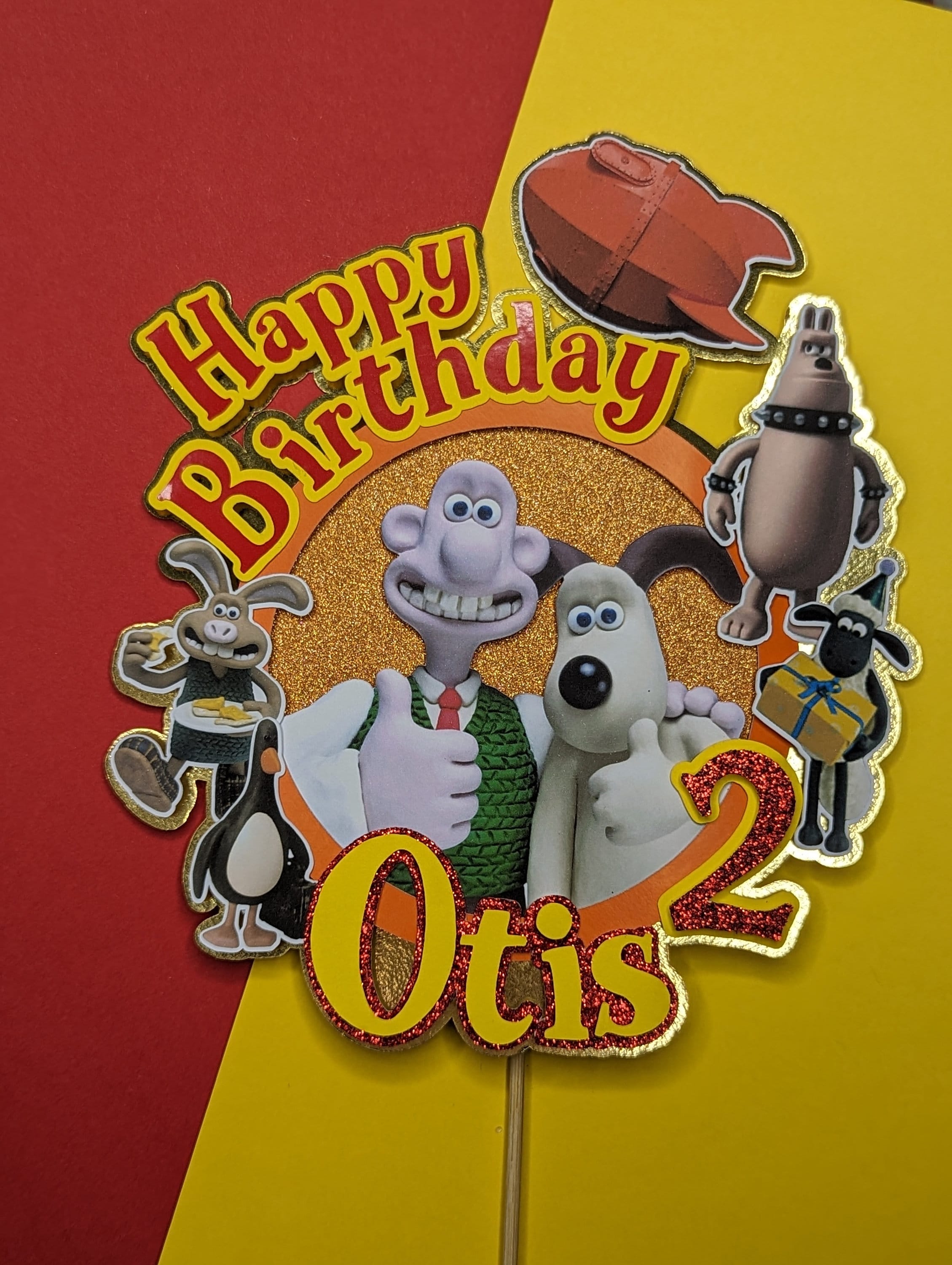 Wallace and Gromit Shaun the Sheep Inspired Cake Topper - Etsy