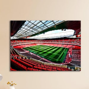 Arsenal Stadium Canvas, Wembley Wall Art, Football Wall Decor, Emirates ...
