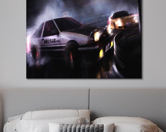 initial d ae86 drifting