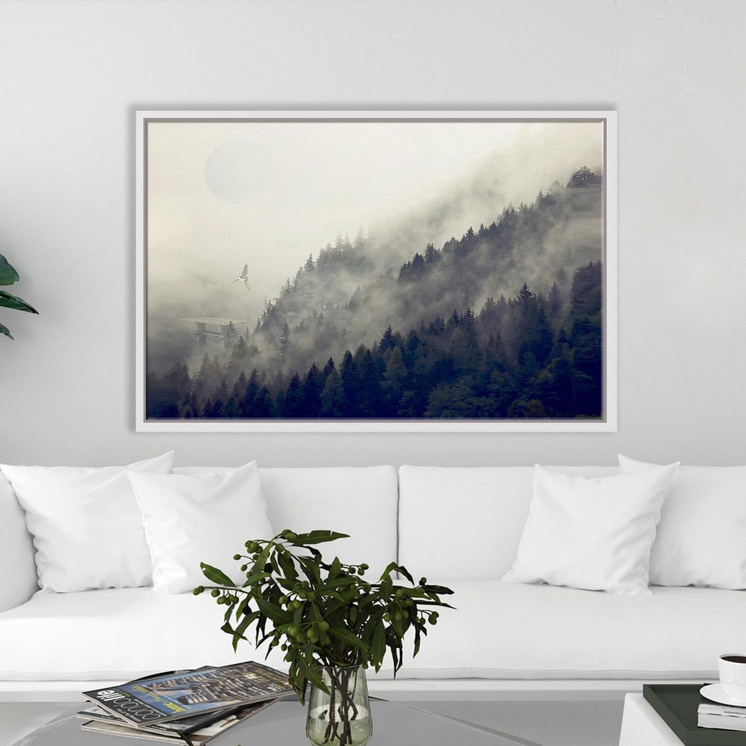 Endor Star Wars Canvas Art, Misty Forest Landscape - Etsy