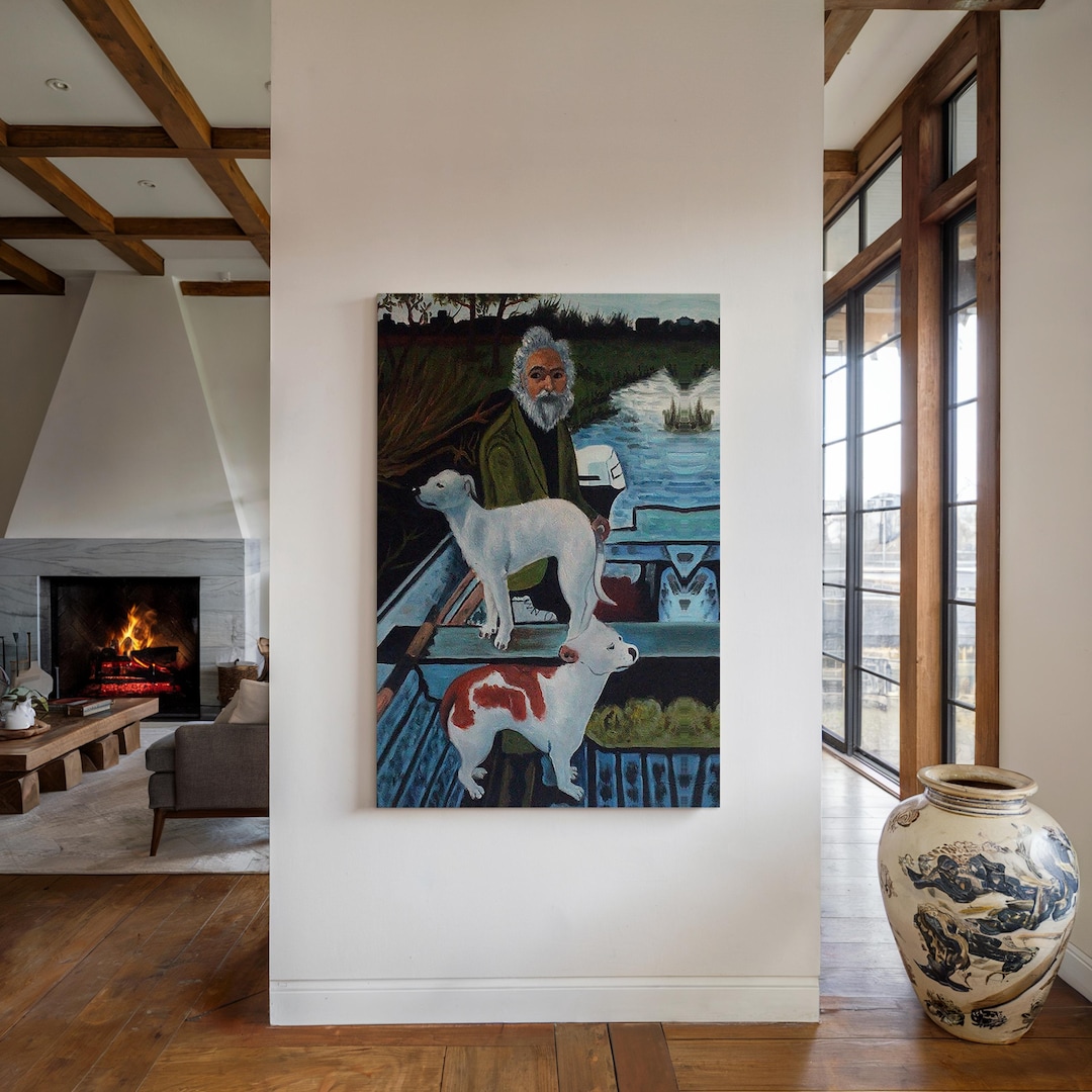Goodfellas Wall Art, Old Man and Dogs Canvas, Goodfellas Poster, Dogs ...