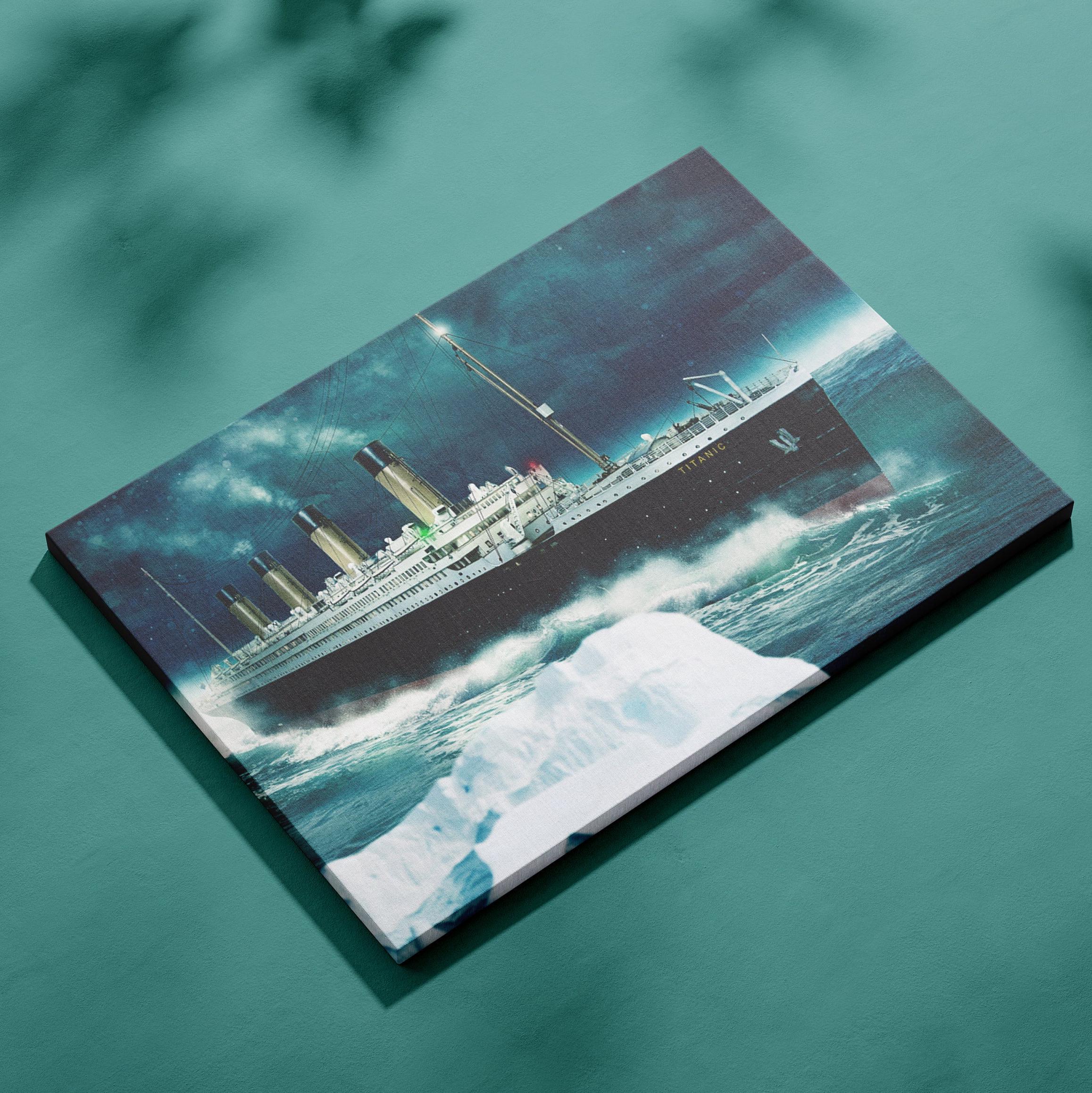 Titanic Canvas, Titanic Wall Decoration, Titanic Ship Poster, Titanic ...