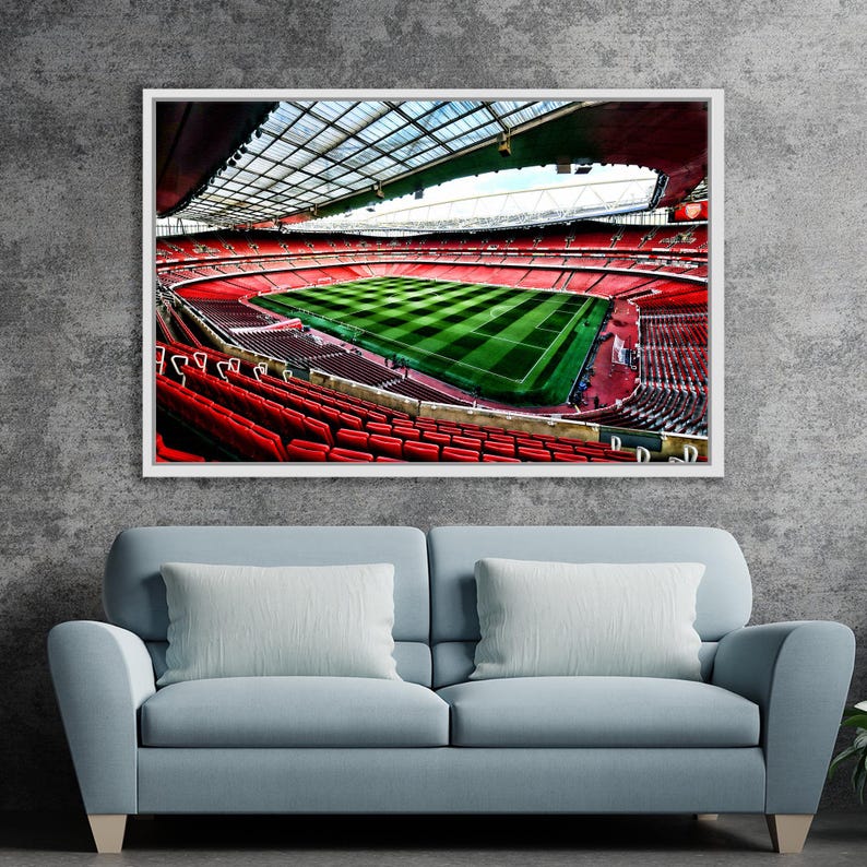 Arsenal Stadium Canvas, Wembley Wall Art, Football Wall Decor, Emirates ...