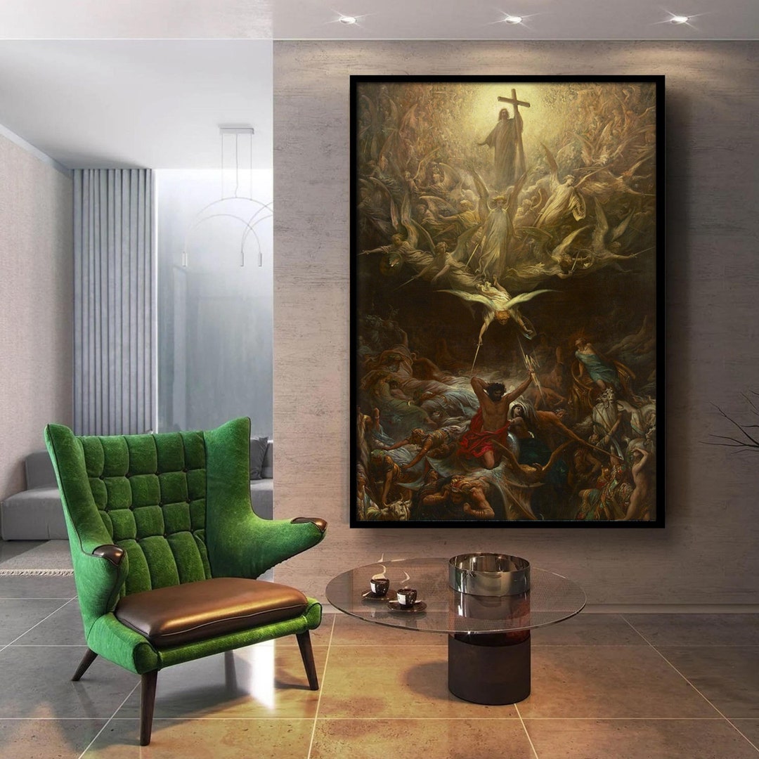 Gustave Dore the Triumph of Christianity Over Paganism Canvas Art ...