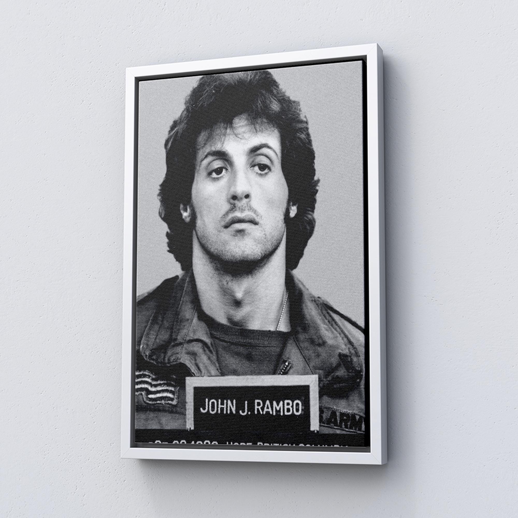 John Rambo Sylvester Stallone Poster, Rambo Movie Poster, Sylvester ...