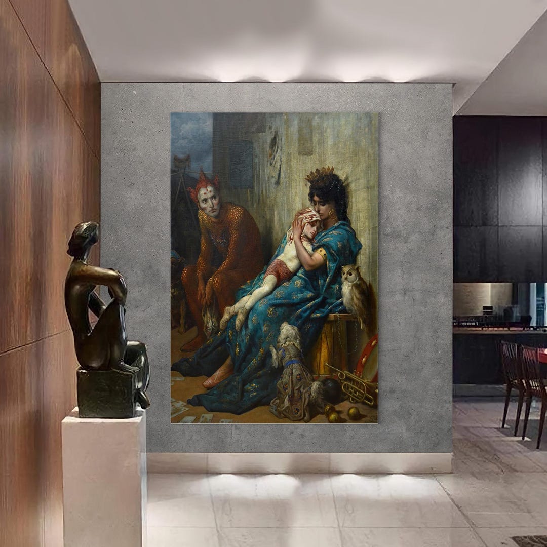 Gustave Dore Street Performers Canvas, Gustave Dore, Poster Print for ...