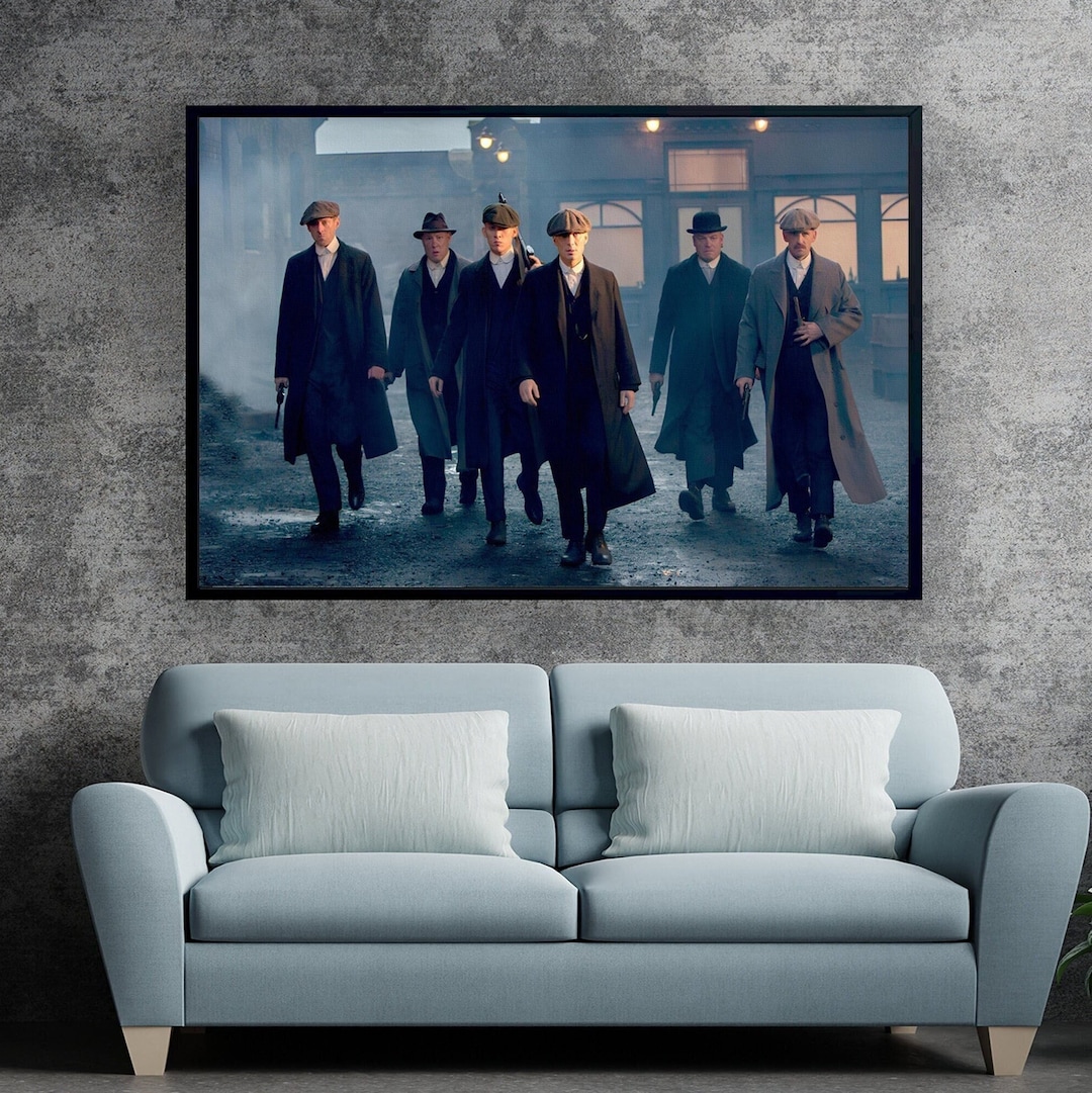 Peaky Blinders Canvas, Peaky Blinders Poster, Thomas Shelby Wall Art ...