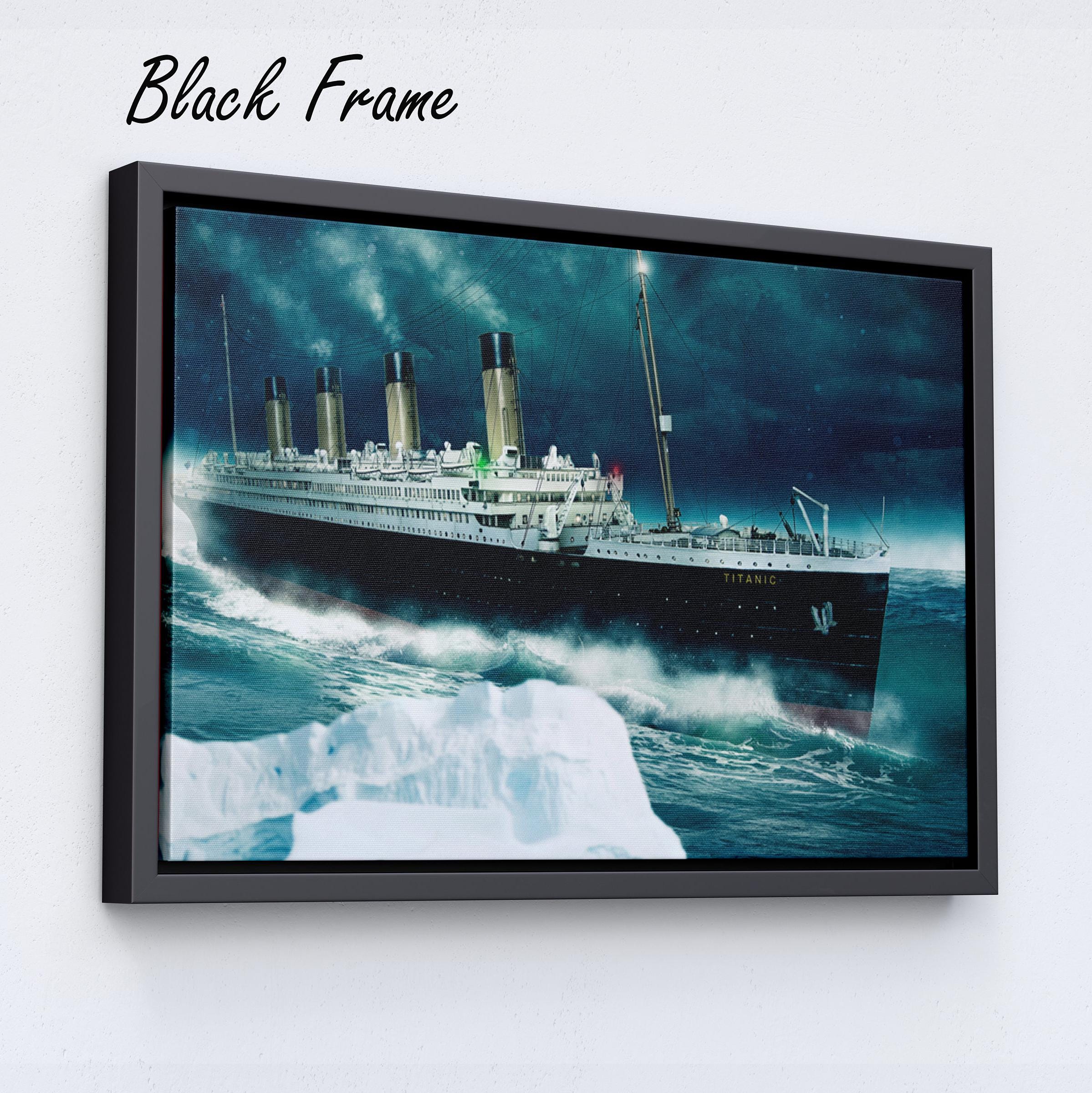 Titanic Canvas, Titanic Wall Decoration, Titanic Ship Poster, Titanic ...