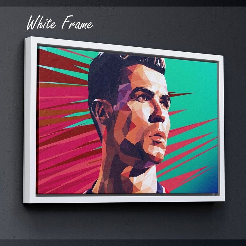 Cristiano Ronaldo Canvas, Cristiano Ronaldo Poster, Portuguese Football ...