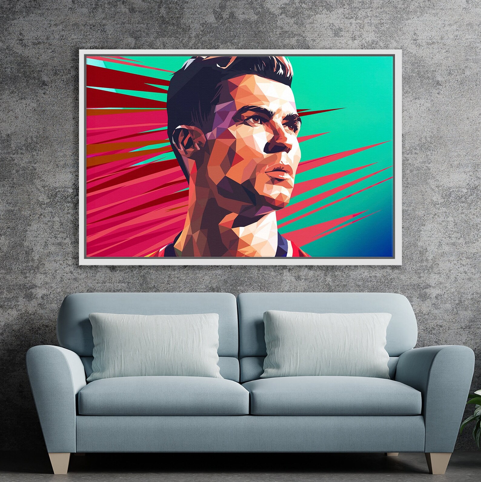 Cristiano Ronaldo Canvas, Cristiano Ronaldo Poster, Portuguese Football ...
