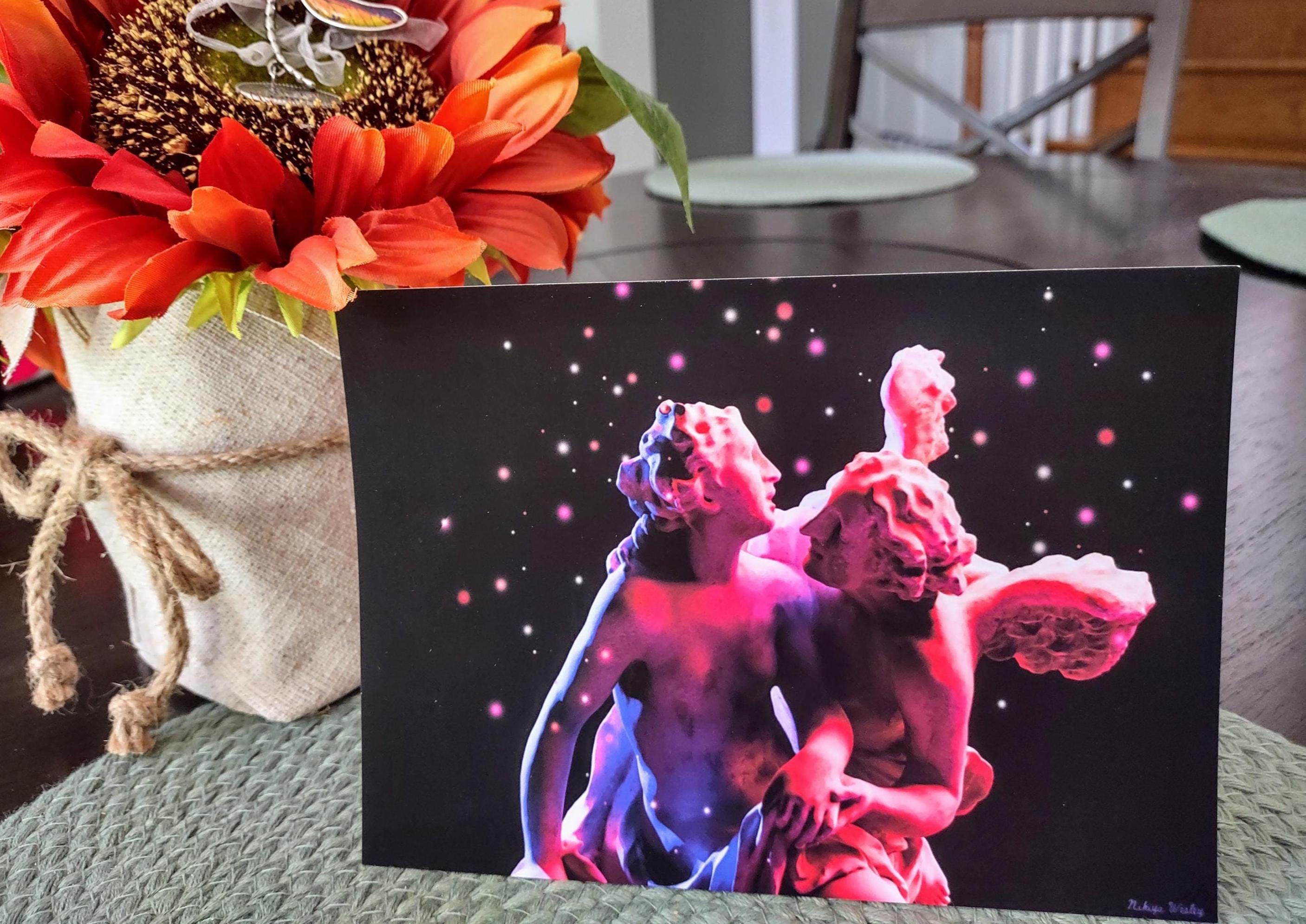 Cupid and Psyche, Mythology Wall Art, Matte Poster Print Decoration ...