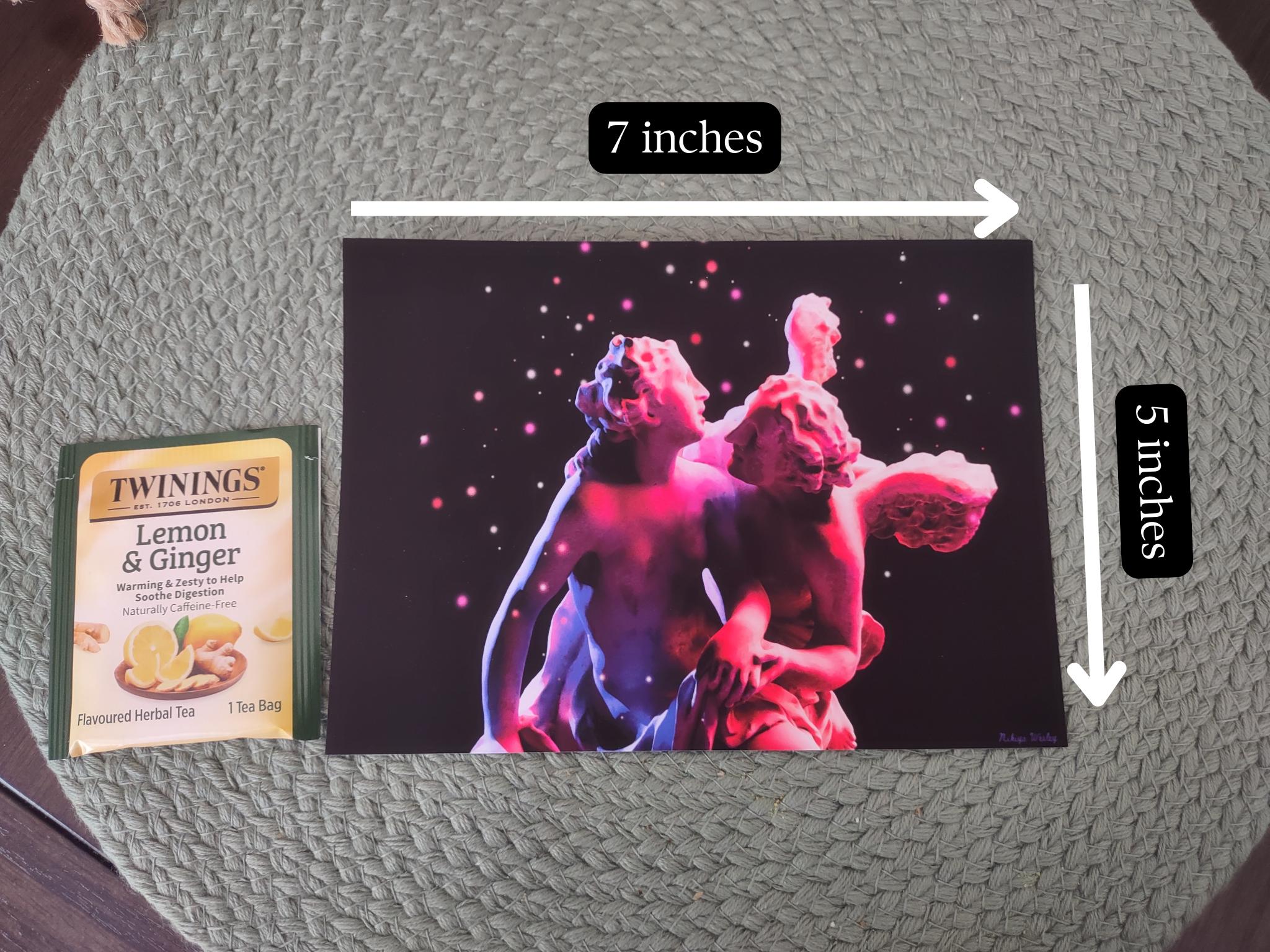 Cupid and Psyche, Mythology Wall Art, Matte Poster Print Decoration ...