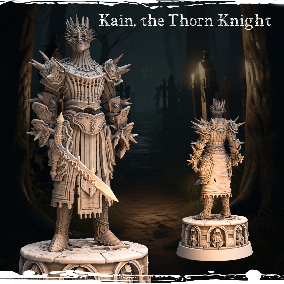 Kain, the Thorn Knight (75mm) - Etsy